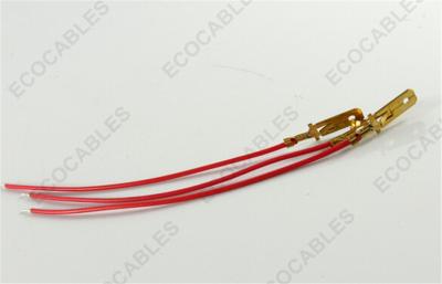 Cina Cavo di disinnesto rapido della linguetta, assemblaggio cavi con i maschi 6,35 x 0.81mm in vendita