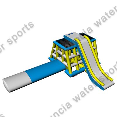 중국 0.9mm PVC 방수포 한방울을 가진 팽창식 수중 스포츠/물 공원 게임 판매용