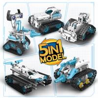 Quality 5 in 1 RC Truck Remote Control 4x4 Car Building Block Sets Toys Trending Products for sale