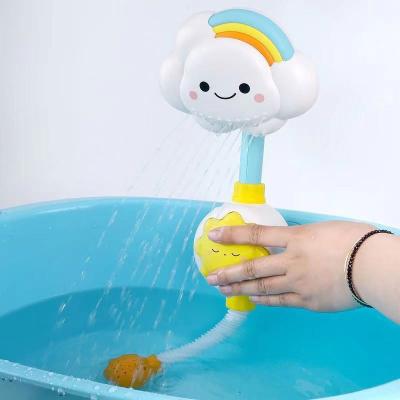 중국 클라우드 욕실 플라스틱 PC 전기 스프링클러 샤워기 어린이 목욕 시간에 완벽 판매용