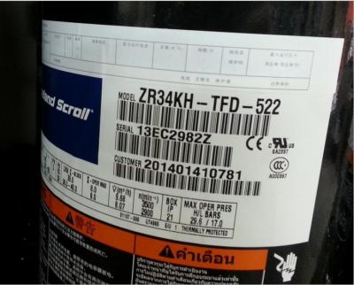 Chine 2.83HP R22 Compresseur à rouleaux de réfrigération, Compresseur à vitesse variable ZR34KH-TFD-522 380V à vendre