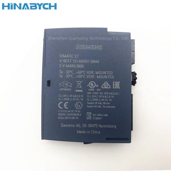 New Original Siemen S 6es7131-6bh01-0ba0 Simatic Et 200sp Digital Input Module Di 16X 24V DC Standard Type 3 Sink Input