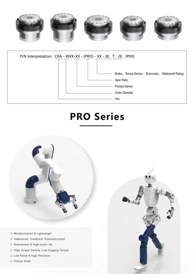 Robot Joint Motor Harmonic Reducer Joint Actuator Robot Joint Motor Module Robotic Arm Motor