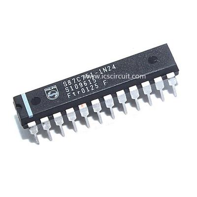 Cina bit 2K/64 OTP/ROM dell'unità I2C S87C751 80C51 8 del microcontroller di 12MHz MCU in vendita