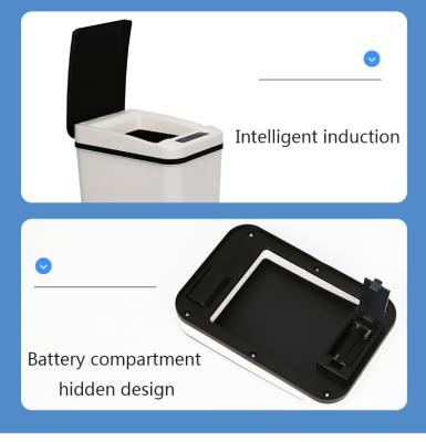 중국 3.4 gal Garbage Slim Automatic Intelligent Smart Trash Can Sensor Townew T3 Slim Smart Trash Can Waste Bins 판매용