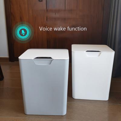 中国 Automatic Bathroom Trash Can Kitchen Recycle Trash Bin Dustbin Intelligent Trash Can with Sensor 販売のため