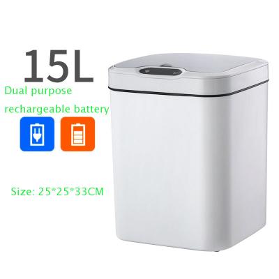 중국 Hot Selling Factory Price Induction Trash Can Smart Sensor Automatic Garbage Smart Waste Bins Automatic Lid 판매용