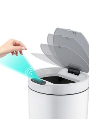 중국 Hot Selling Factory Price Smart Touchless Motion Sensor Trash Can Smart Waste Bin Automatic Lid 판매용