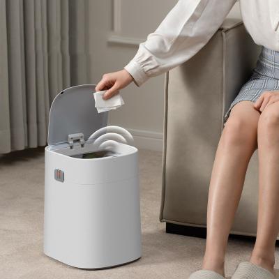 중국 11L Drawstring Motion Sensor Automatic Packaging Plastic Smart Recycling Bin 판매용