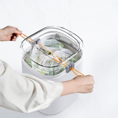 중국 11L Drawstring Motion Sensor Automatic Packaging Plastic Smart Recycling Bin 판매용