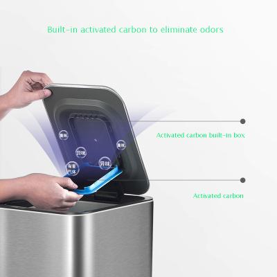 China Authomatic Tochless Motion Sensor Trash Can Smart Trash Can with Aroma Therapy zu verkaufen