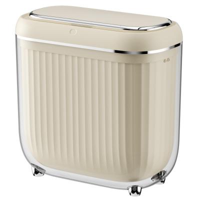 중국 Black 13 Gallon  Rectangular Motion Sensor Plastic Trash Can with Lid 판매용