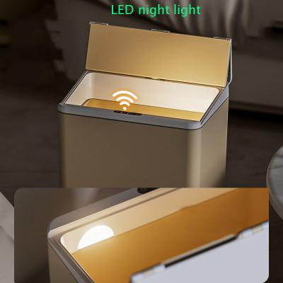 China House Hold Smart Sensor Trash Bin Folding Plastic Trash Can with Lid zu verkaufen