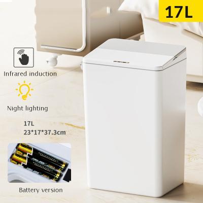 China House Hold Smart Sensor Trash Bin Folding Plastic Trash Can with Lid zu verkaufen
