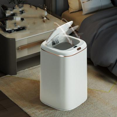 中国 2023 35L Automatic Water-Proof Dustbin Smart Sensor Automatic Kitchen Plastic Smart Trash Can 販売のため