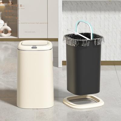 中国 2023 35L Automatic Water-Proof Dustbin Smart Sensor Automatic Kitchen Plastic Smart Trash Can 販売のため