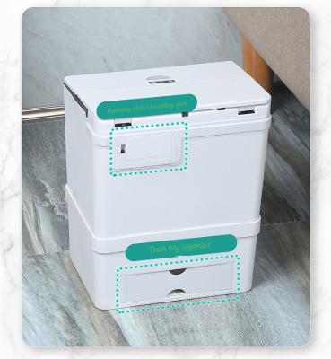 中国 Smart Home Products Indoor Kitchen Separate Collapsible Sensor Plastic Smart Waste Bins 販売のため