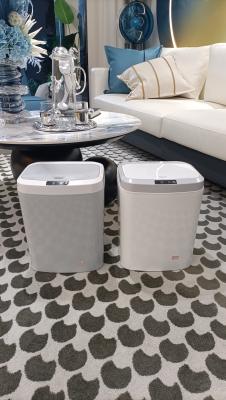 中国 High Quality Intelligent Automatic Touch Free Rectangular Rechargeable Dustbin Smart Waste Bins Trash Can 販売のため