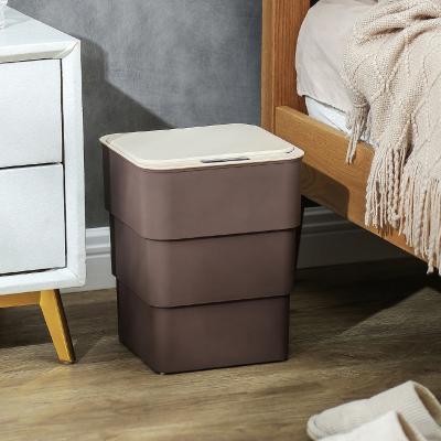 중국 Foldable Collapsible Sensor Trash Bin Trash Can  with Odor Filter Touchless 판매용