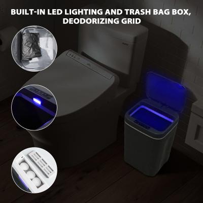 China Dustbin Intelligent Trash Can with Sensor Clearance - Intelligent Sensor Trash Can Automatic Trash Bin Garbage Can Self Sealing zu verkaufen
