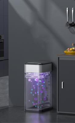 中国 50l Smart Kitchen Trash Can Self Seal Auto Bag Change Trash Can with Odor Filter and Touchless 販売のため