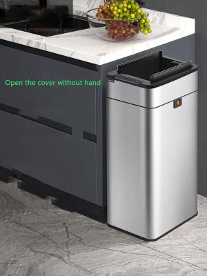 中国 50l Smart Kitchen Trash Can Self Seal Auto Bag Change Trash Can with Odor Filter and Touchless 販売のため
