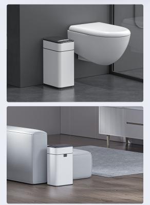 중국 50l Motion Automatic Trash Bin Garbage Can Self Sealing Sensor Trash Can  with Odor Filter Touchless 판매용