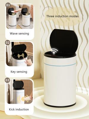 中国 12L Self-sealing & Self-packing Sensor Auto Bag Change Self Sealing Waste Bin 販売のため