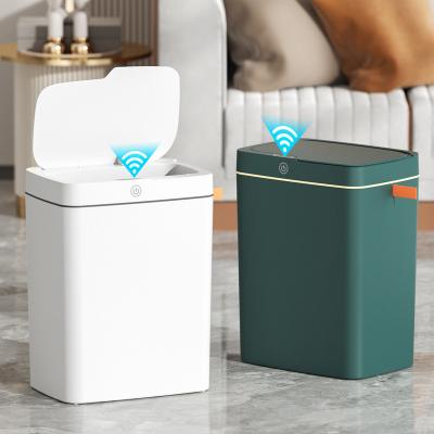 中国 Intelligent Trash Can Smart Sensor Waterproof Dustbin Household Induction Garbage Bin Automatic Packing House Garbage Can 販売のため