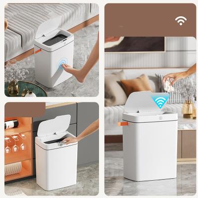 中国 Intelligent Trash Can Smart Sensor Waterproof Dustbin Household Induction Garbage Bin Automatic Packing House Garbage Can 販売のため