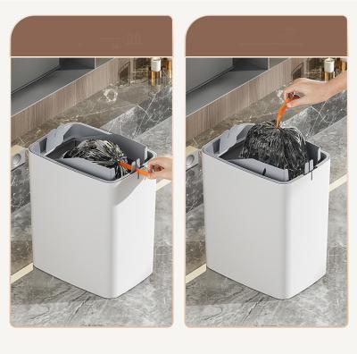 中国 Intelligent Trash Can Smart Sensor Waterproof Dustbin Household Induction Garbage Bin Automatic Packing House Garbage Can 販売のため