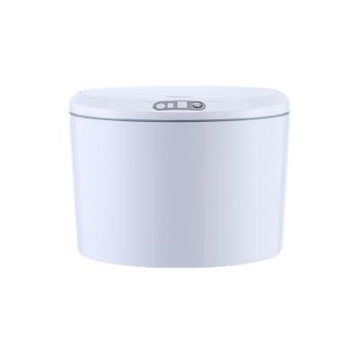 中国 Home Living Room Creative Light Luxury Style With Lid Desktop Smart Trash Can Car Sensor Automatic Trash Can 販売のため