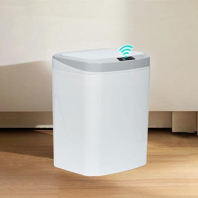 中国 Self Sealing Home Touchless Black Mini Airtight Automted Smart Trash Can 販売のため