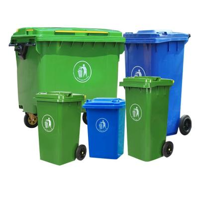 中国 Factory Plastic Material Garbage Container Rubbish Bin Trash Can Dustbin Transparent Recycle Waste Bin 販売のため