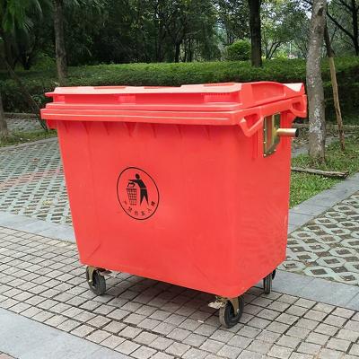 中国 Factory Plastic Material Garbage Container Rubbish Bin Trash Can Dustbin Transparent Recycle Waste Bin 販売のため