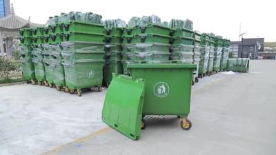 中国 Factory Plastic Material Garbage Container Rubbish Bin Trash Can Dustbin Transparent Recycle Waste Bin 販売のため