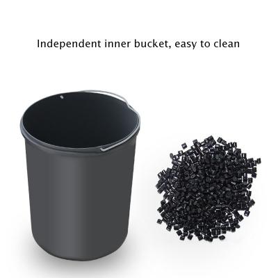 중국 304 Built-in Inner Rotating Garbage Can Kitchen Hidden Plastic Storage Cabinet Garbage Can 판매용