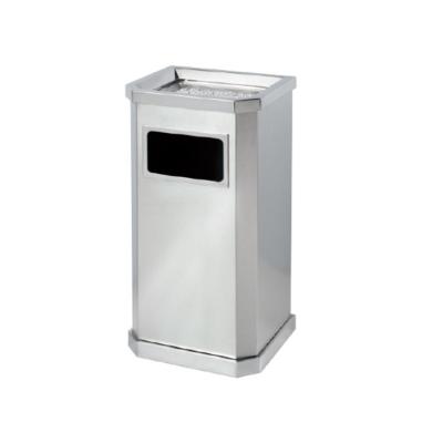 中国 Double Layer Recycling Trash Garbage Can Waste Bin Bin Stainless Steel Trash Can with Inner Bucket 販売のため