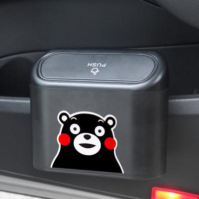 China Door Hanging Storage Bucket Cartoon Multi-functional Front Umbrella Storage Artifacts Car Contents Portable Car Trash Can en venta