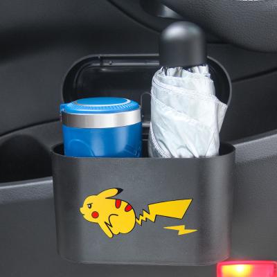 China Door Hanging Storage Bucket Cartoon Multi-functional Front Umbrella Storage Artifacts Car Contents Portable Car Trash Can en venta