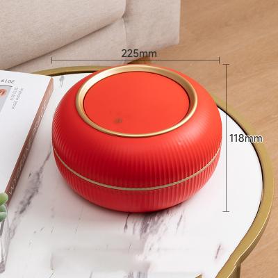 中国 Source Factory Direct Desktop Trash Bin with Cover Small Storage Paper Basket Desktop Storage Box 販売のため