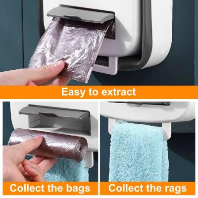 중국 Collapsible Hang Small Plastic Garbage Can 2.4 Gallon for Cabinet 판매용