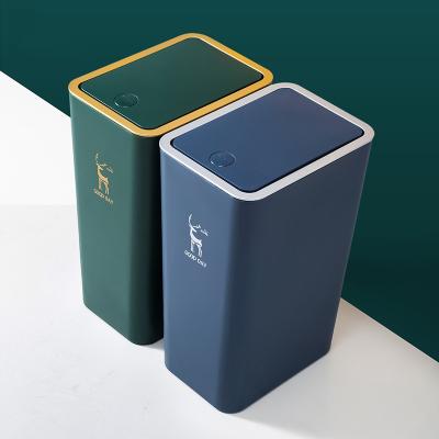 中国 Custom Plastic Trash Can Suppliers Rectangular Plastic Trash Can 販売のため