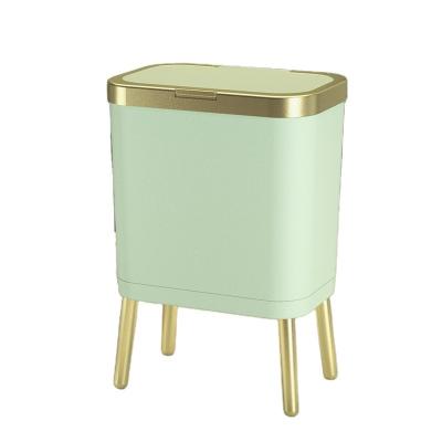 中国 Popular Nordic Rectangular Trash Can Waste Bins Dustbin Kitchen Trash Can 販売のため