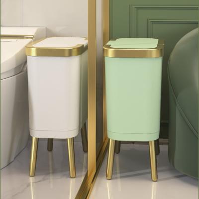 中国 Popular Nordic Rectangular Trash Can Waste Bins Dustbin Kitchen Trash Can 販売のため