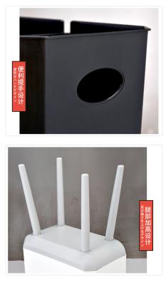 中国 Trash Can with Lid Plastic Garbage Can with Push Button Narrow Modern Waste Basket for Kitchen Slim Dogproof Bedroom Garbage Bin 販売のため
