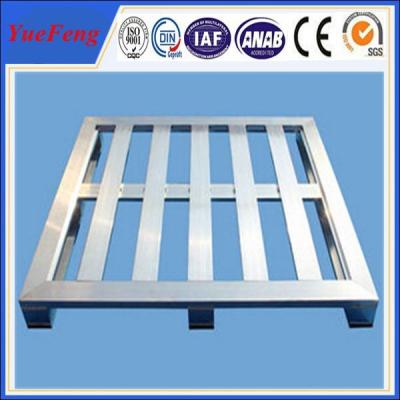 China 4 Way Anodized Aluminum Pallets, Industrial Extruded Aluminium Profiles for pallet for sale