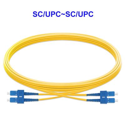Cina Connettore dello Sc UPC di Jumper Cable Dual Core With della fibra di singolo modo in vendita