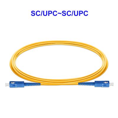 Cina Sc UPC dello Sc a fibra ottica UPC del centro di singolo modo della treccia del grado del trasportatore singolo in vendita