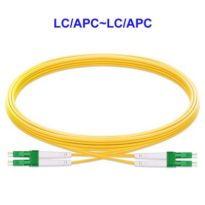 Cina Cavo a fibre ottiche LC APC LC APC di singolo modo dei 2 centri per Ftth in vendita